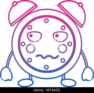 angry clock kawaii icon image Stock Vector Image & Art - Alamy