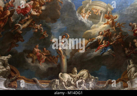 Hercules Room with ceiling painting Apotheosis of Hercules by Francois ...