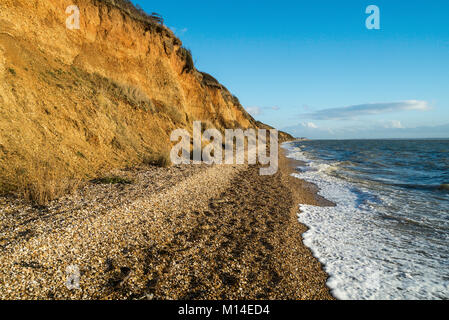 The beach at Meon Shore, Hampshire. The Titchfield Haven National Stock ...
