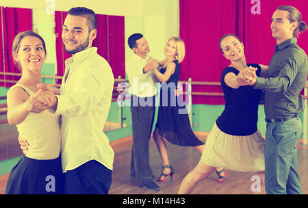 russian people having dancing class in studio Stock Photo - Alamy