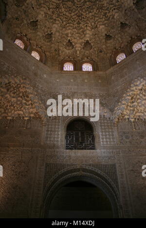 Cityview of Granada, Andalusia, Spain in a cloudy day, Spring 2016 ...