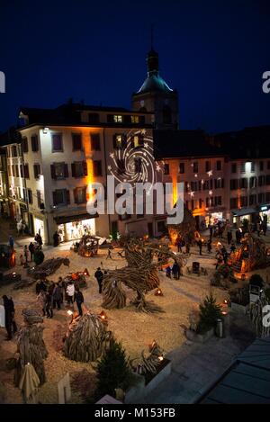 The Flottins festival, Evian-les-Bains, Haute-Savoie, France Stock ...