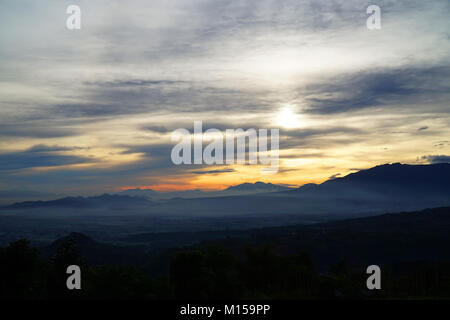 beautiful sunset in indonesia, bandung west java Stock Photo - Alamy