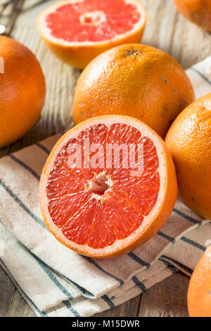 Raw Organic Ruby Red Grapefruits Ready to Eat Stock Photo - Alamy