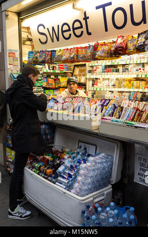 Sweet )candy) stall in the London Bridge City Christmas Market ...
