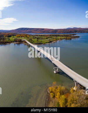 Lake Champlain Bridge,Chimney Point,Addison,Vermont,USA Stock Photo - Alamy