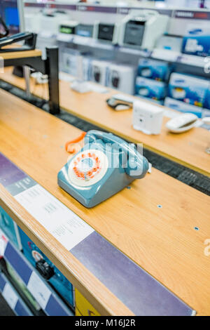 Currys PC world store, interior, selling kitchenware and kettles ...