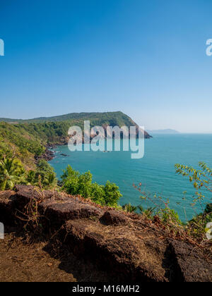 Panorama of Cabo De Rama Beach - Goa India Stock Photo - Alamy