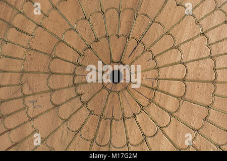Floral art pattern example on wood of the Ottoman time Stock Photo - Alamy