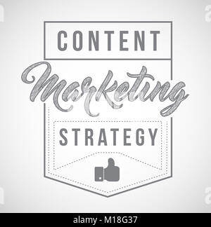 Hand writing sign Content Strategy. Internet Concept Marketing ...
