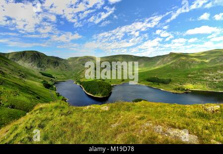 The head of Haweswater , The Rigg , Riggindale and High Street ...