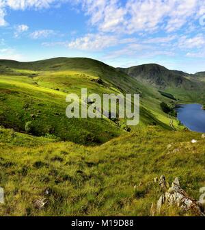 Sunlight over Brampton Common and Haweswater Stock Photo - Alamy