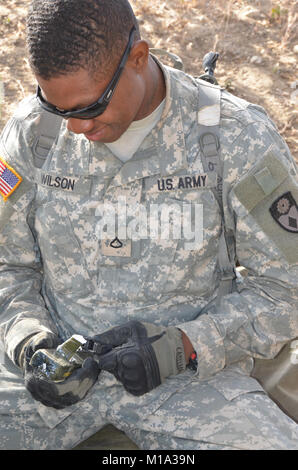 The 235th Engineer Company (SAPPER) conducts demolition training ...