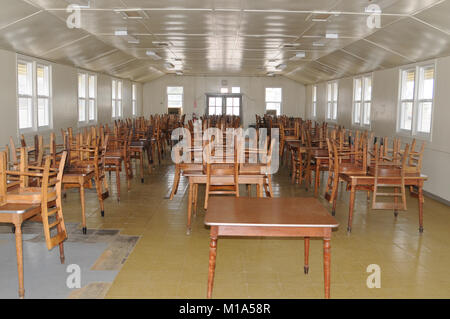Military Barracks located at Camp Roberts California, Just after a rain ...