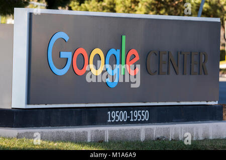 Roadside Google center offices sign in Irvine California USA Stock ...