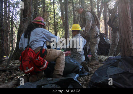 Members of a multi-agency team assembled in support of Operation Tule ...