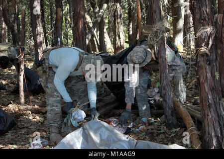 Members of a multi-agency team assembled in support of Operation Tule ...