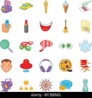 Mummer icons set, cartoon style Stock Vector Image & Art - Alamy