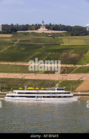 Niederwald monument, Germania statue, part of the UNESCO World Heritage ...