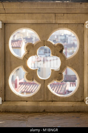 Fragment of the parapet. Parapet. Antique style Stock Photo - Alamy