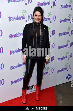 Julie Graham during the Benidorm Is 10 event, held at the Mayfair ...