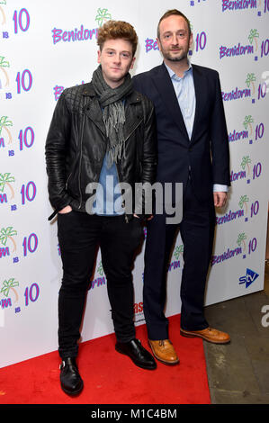 Josh Bolt and Steve Edge during the Benidorm Is 10 event, held at the ...