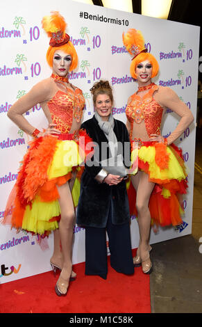 Selina Griffiths during the Benidorm Is 10 event, held at the Mayfair ...