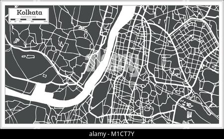 Urban vector city map of Kolkata, India Stock Vector Image & Art - Alamy