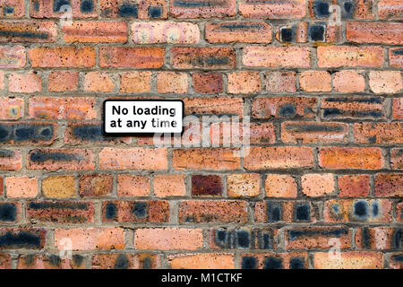 No loading at any time parking sign Stock Photo: 74801585 - Alamy