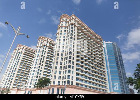 The Crescent building Dubai IMPZ Stock Photo - Alamy