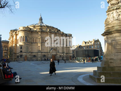 Bristo Square and the McEwan Hall, designed by Sir Robert Rowand ...