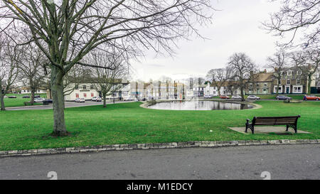The scenic duck pond area at Norton on Tees,England,UK Stock Photo - Alamy