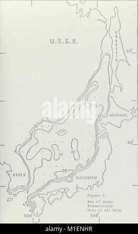 This 1970 atlas documents Secchi disc transparency measurements and ...