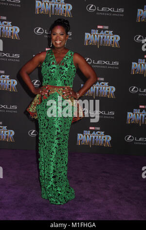 Sope Aluko 01/29/2018 The World Premiere of "Black Panther" held at The ...