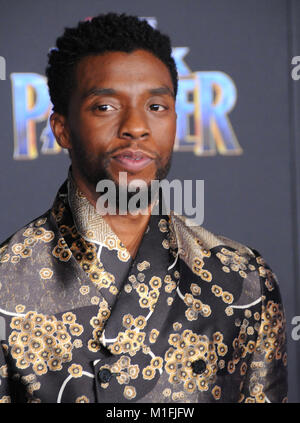 Chadwick Boseman attends the World Premiere of Avengers: Infinity War ...