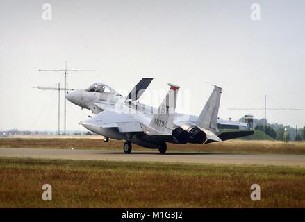 US Air Force air base of Bitburg (West Germany), ready intervention F ...