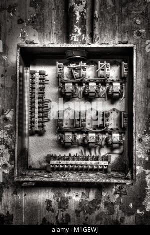 Old electrical relay switch Stock Photo - Alamy