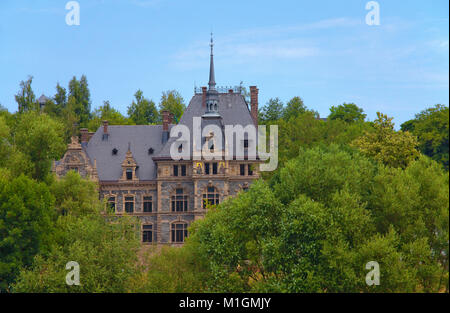 Lieser castle, former vineyard estate today a 5 star hotel at Moselle ...