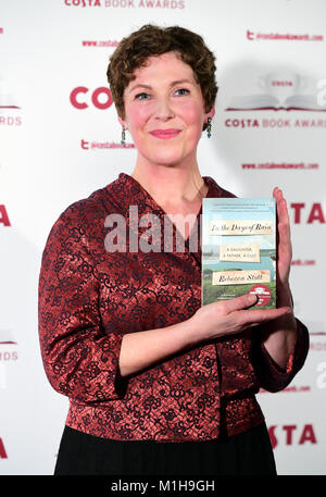Rebecca Stott attending the Costa Book of The Year Awards 2017 ...