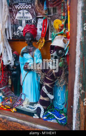 Reverend Zombie's House of Voodoo store front entrance, store sign ...