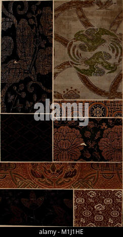 This collection of Oriental textile samples from the 1700s showcases ...