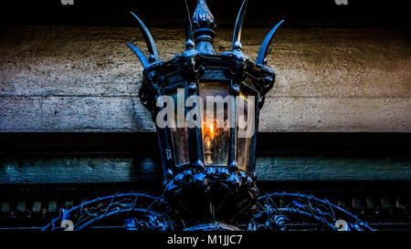 Gaslight in New York City neighborhood. USA Stock Photo - Alamy