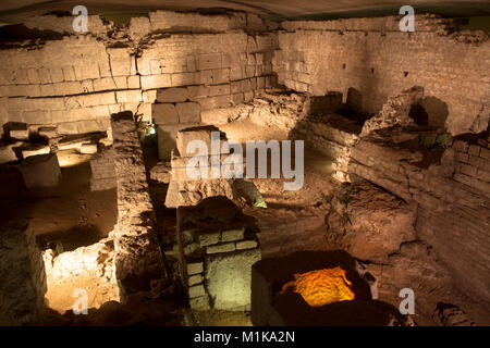 Germany, Cologne, the relics of the Praetorium. The Praetorium was the ...
