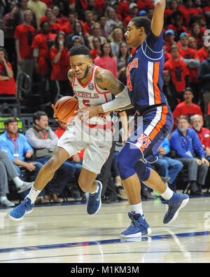 January 30, 2018; Oxford, MS, USA; Auburn Tigers forward, CHUMA OKEKE ...