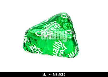 Quality Street green triangle chocolates. Triangle chocolate ...