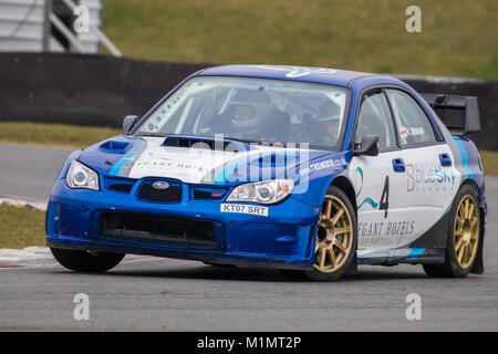 Subaru S12B WRC with driver Robert Swann and co-driver Aron Rayner at ...