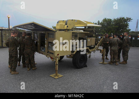 Marines with Transmission Communications Platoon, Communications ...