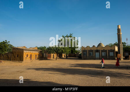 Traditional mosque, Gaoui, near N'Djamena, Chad, Africa Stock Photo - Alamy
