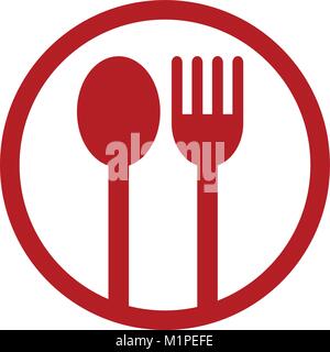 restaurant application theme logo template vector art Stock Vector ...