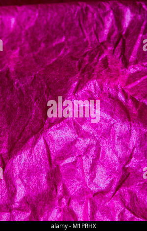 Scrunched Up Pink Tissue Paper Crumpled Background Stock Photo - Alamy